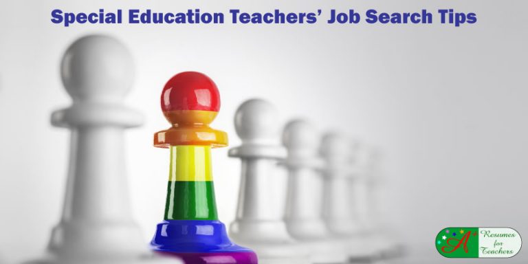Special Education Teachers' Job Search Tips