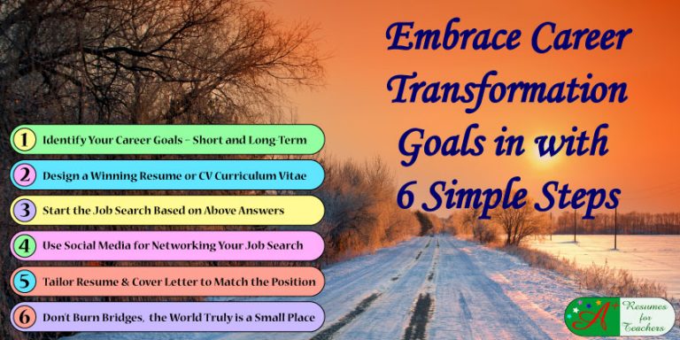 Embrace Career Transformation Goals in 2020 with 6 Simple Steps