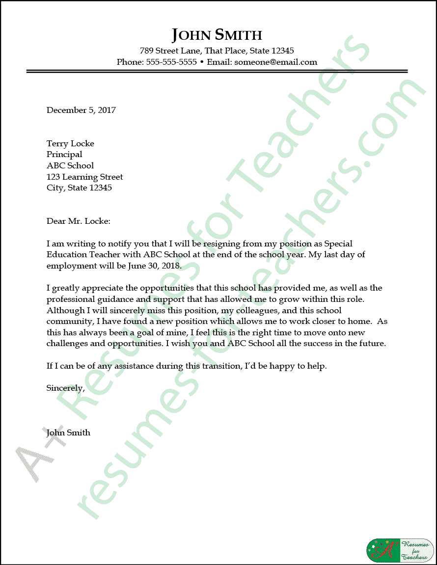 Fun Tips About Sample Letter Of Resignation Teacher Resume With No Work 